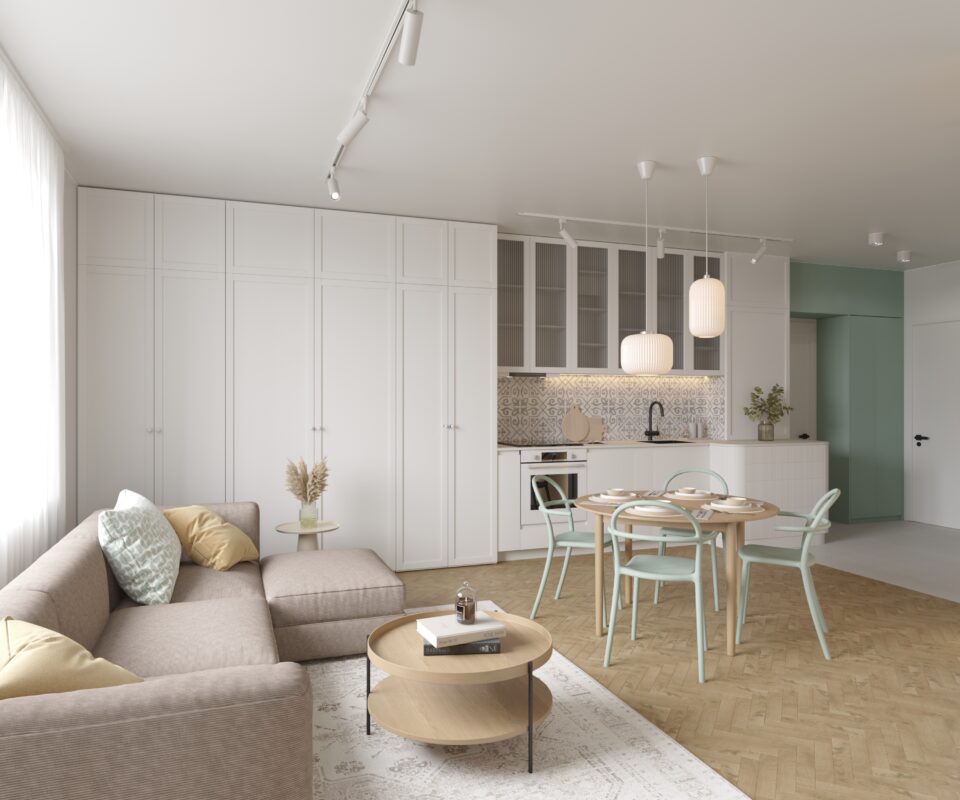 Rekonstrukce bytu | interiérový design | realizace
